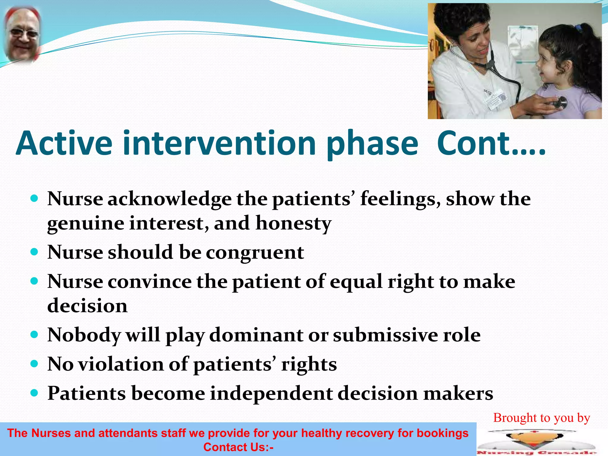 Nurse – patient relationship | PPTX