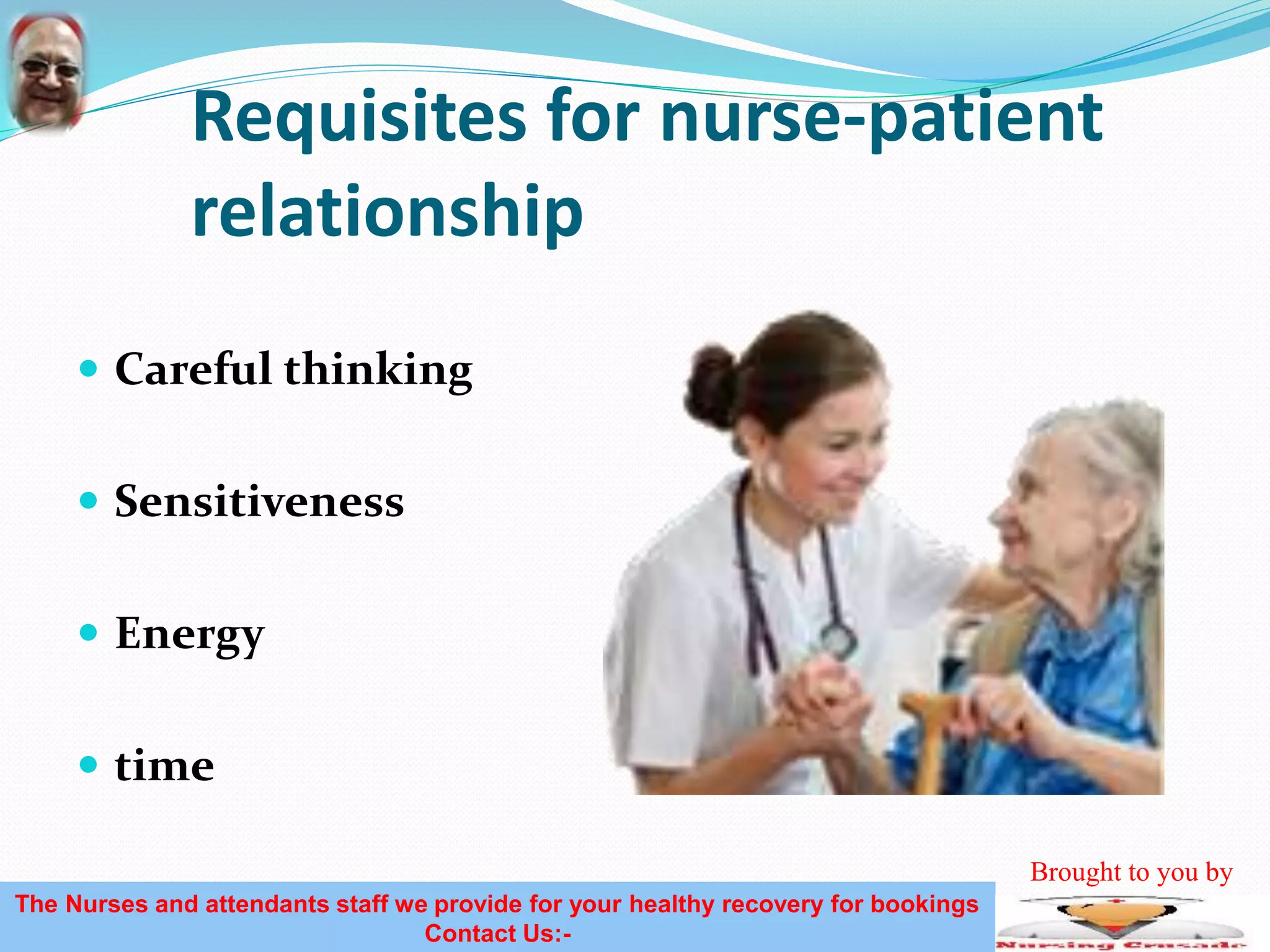 Nurse – patient relationship | PPTX