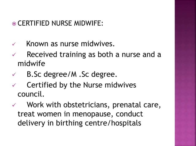 Nurse practitioner.pptx | Pregnancy | Reproductive Health