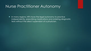 Nurse Practitioner – Roles, Types, Competencies | PPTX