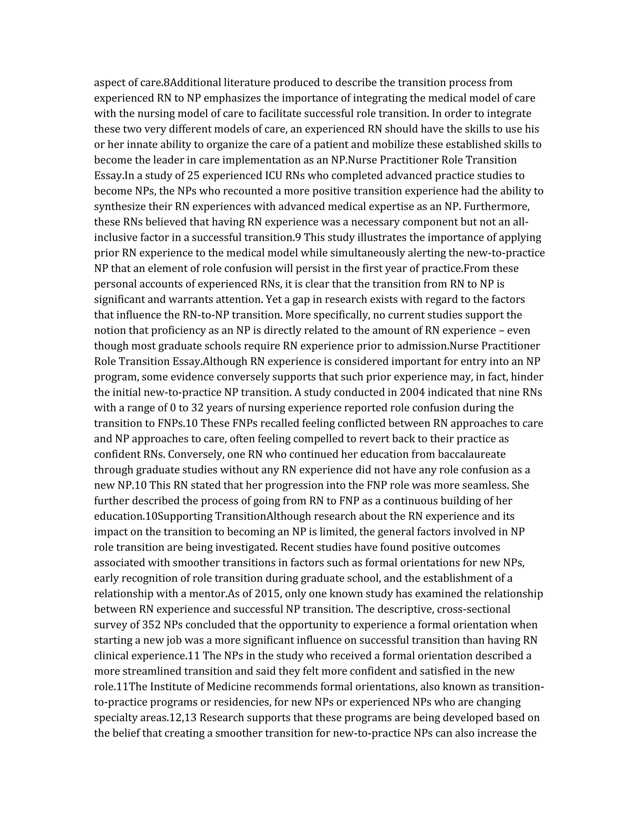 Nurse Practitioner Role Transition.docx