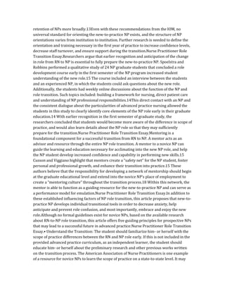Nurse Practitioner Role Transition.docx