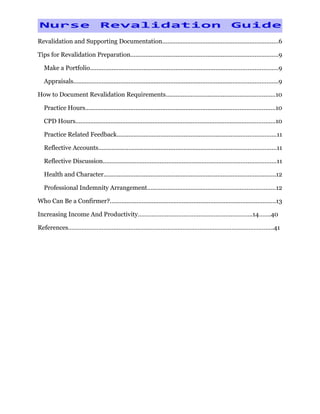 Nurse revalidation | PDF