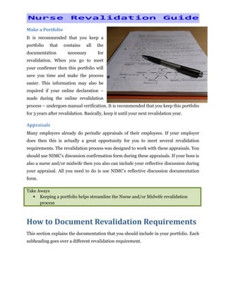 Nurse revalidation | PDF