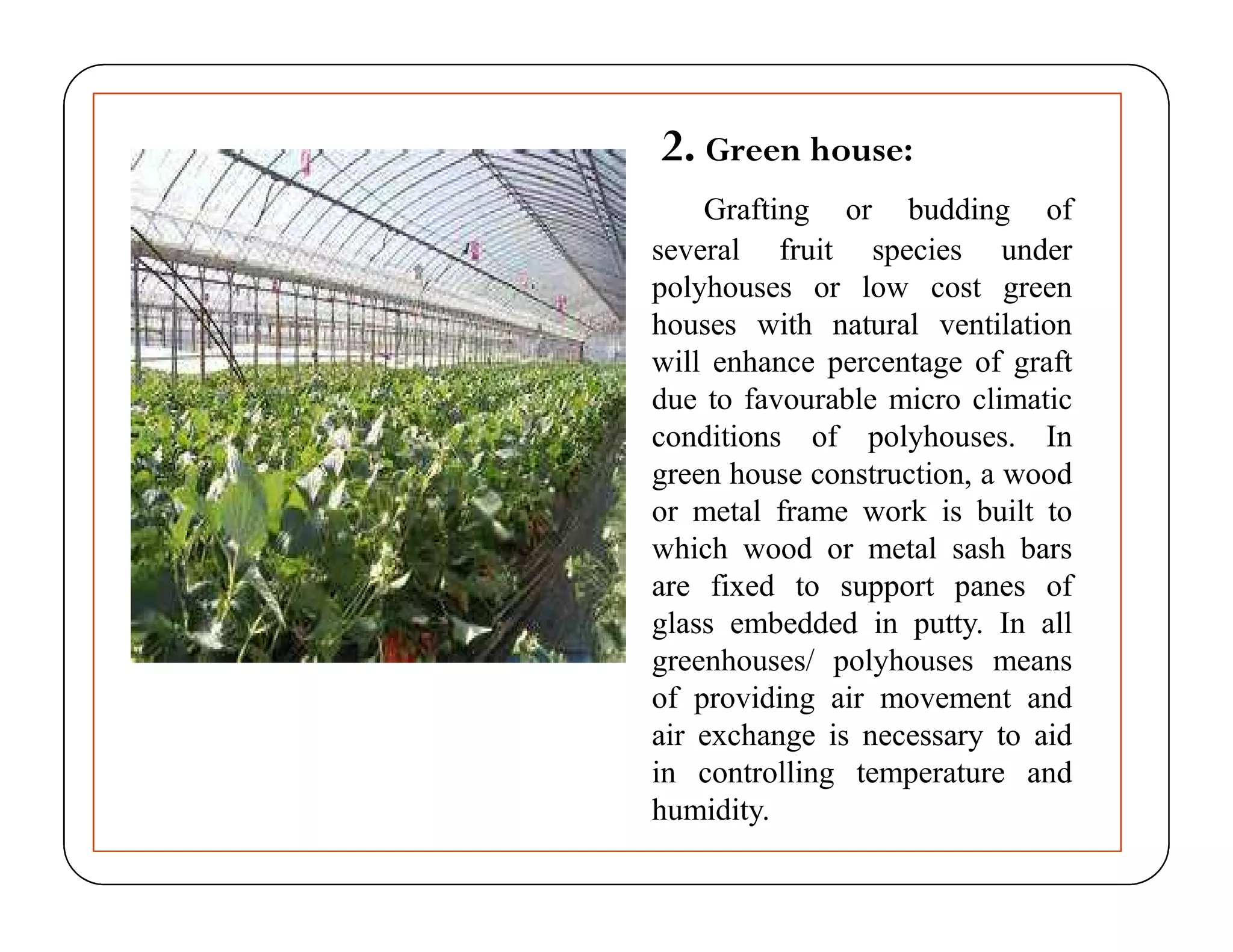 Nursery types, Structure, Components, Planning and Lay out of Nursery | PDF