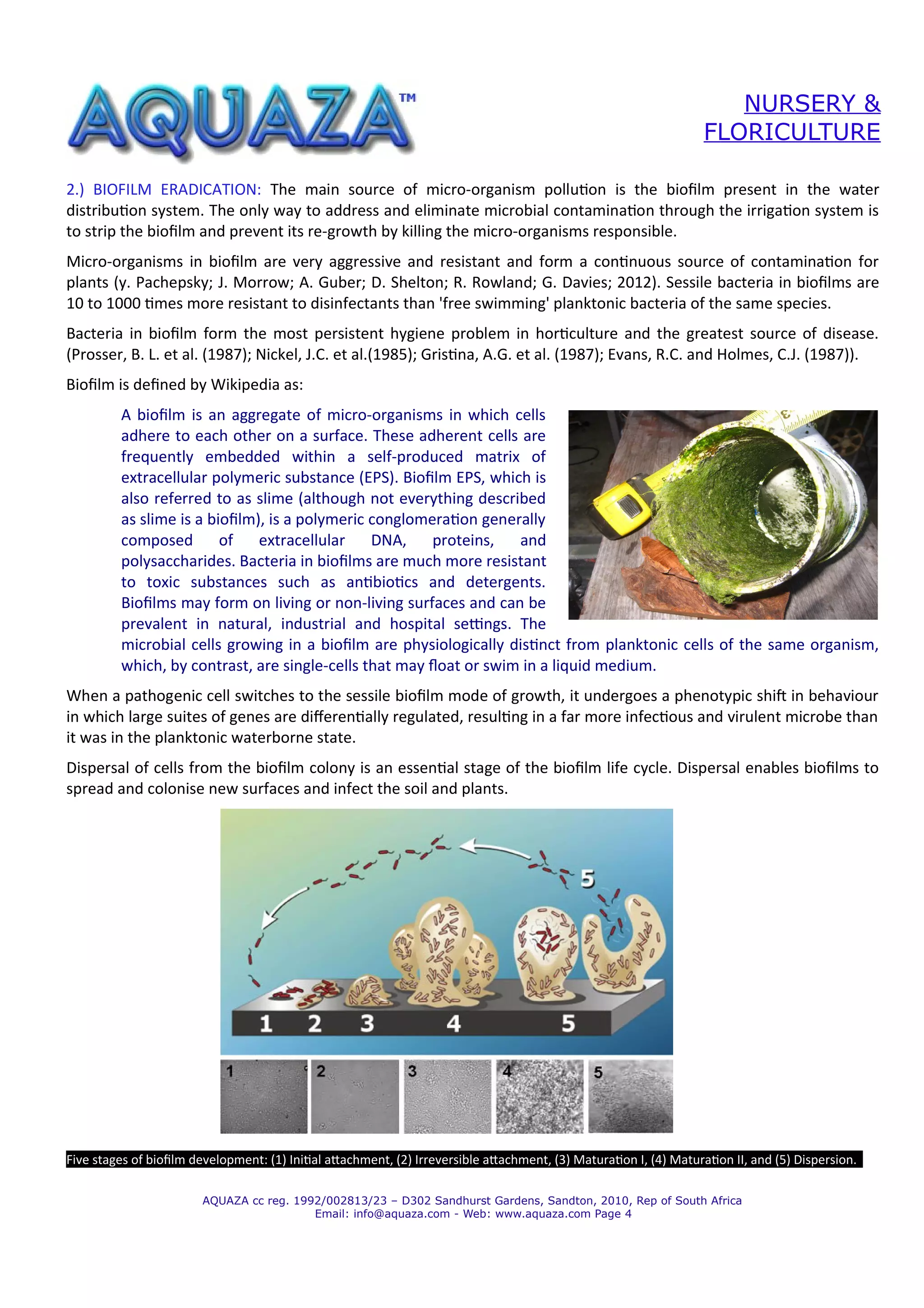 Nursery and floriculture and how Aquaza can help | PDF
