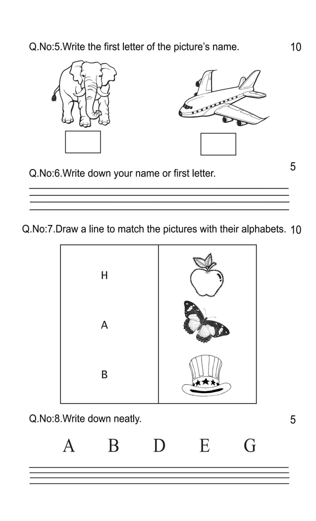 Nursery all papers | PDF | Educational Assessment | Education