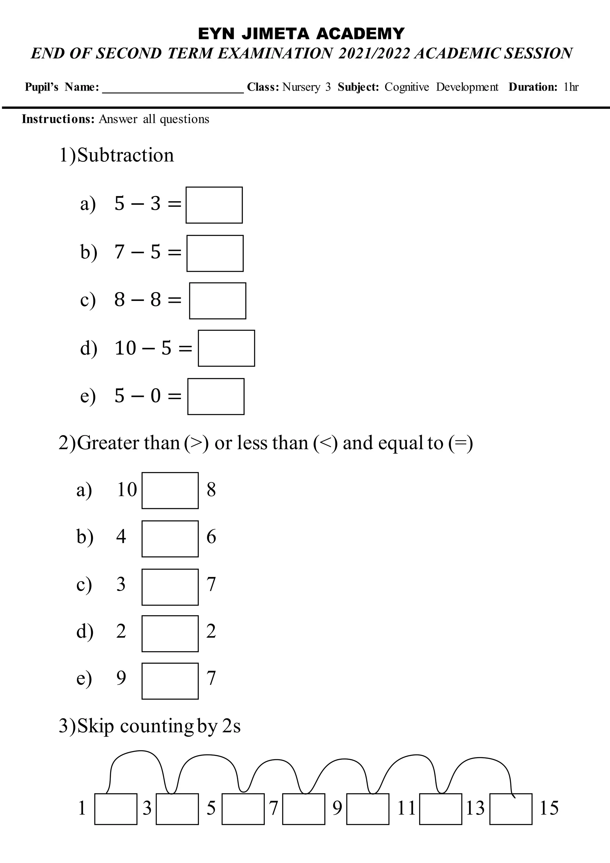 Nursery Exams.docx