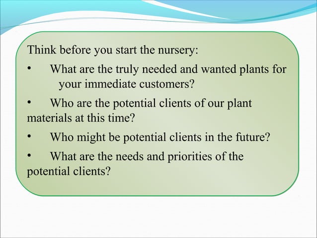 Nursery management part 1 | PPT