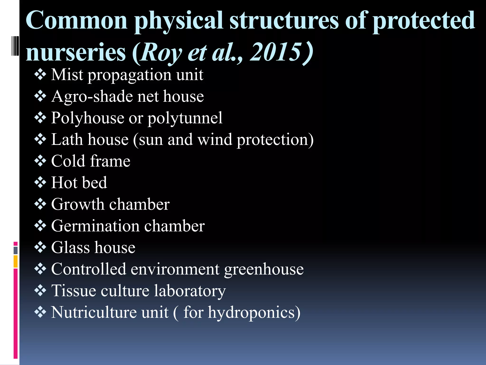Nursery raising under protected structures | PPTX
