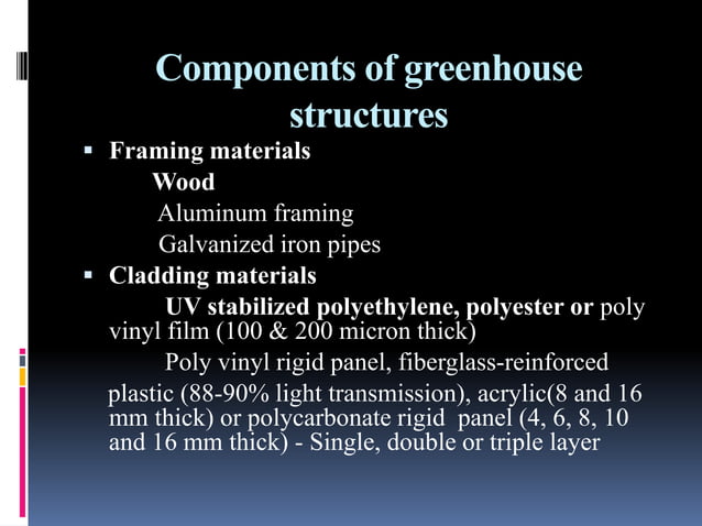Nursery raising under protected structures | PPTX | Agriculture ...