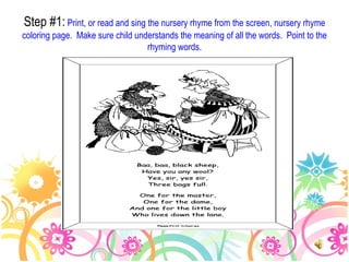 Nursery rhyme activities | PPT