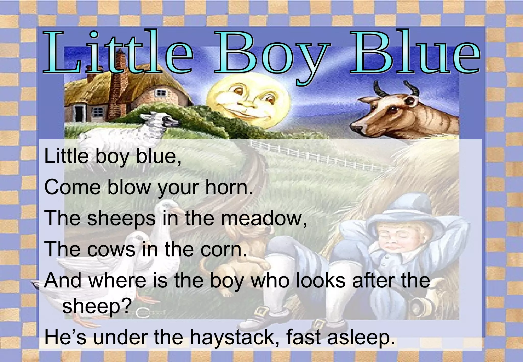 Nursery rhymes | PPT