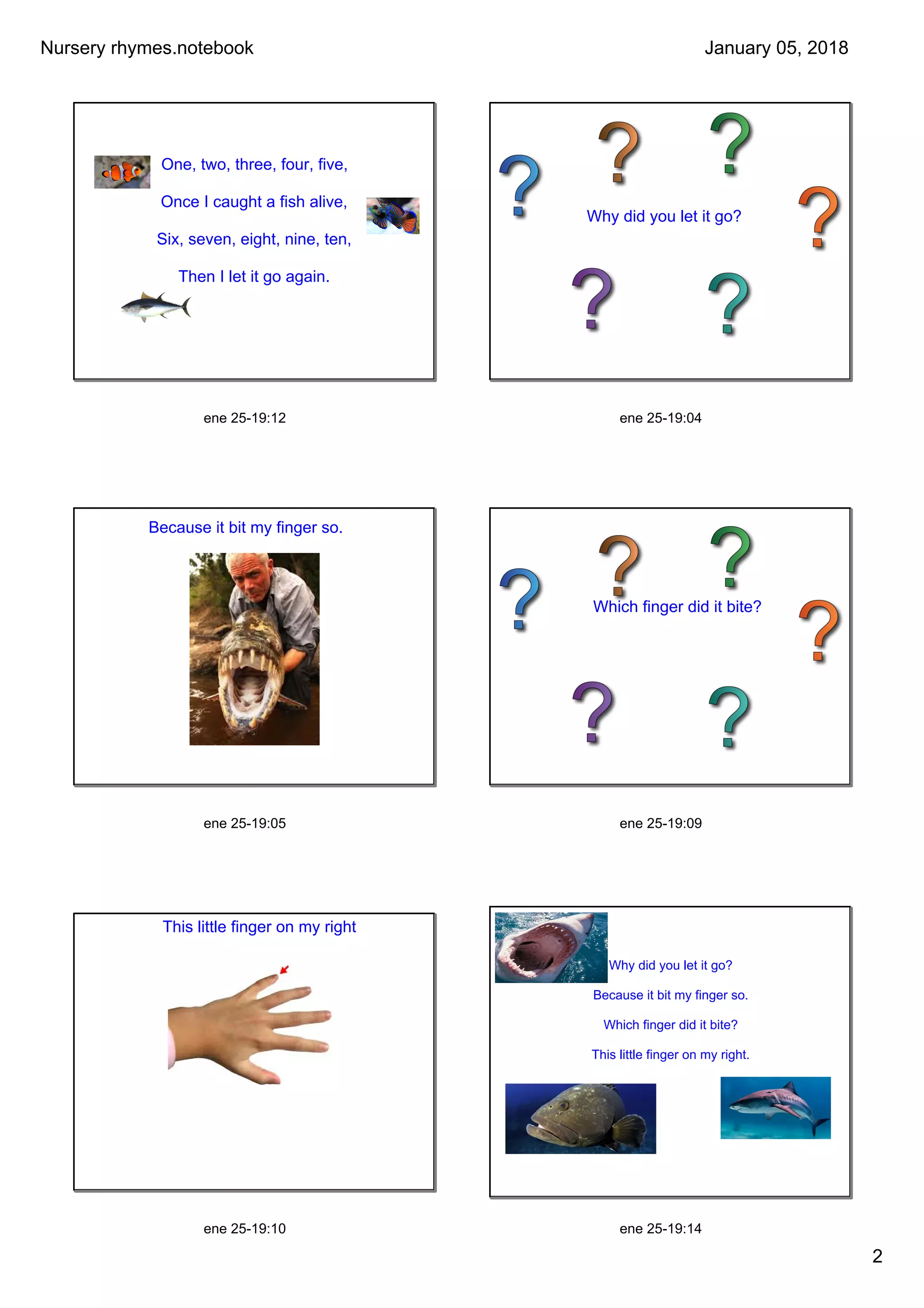 Nursery rhymes | PDF