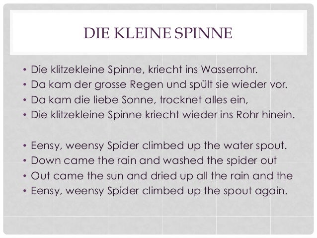 10 Nursery Rhymes Translated into German - @elkeporter