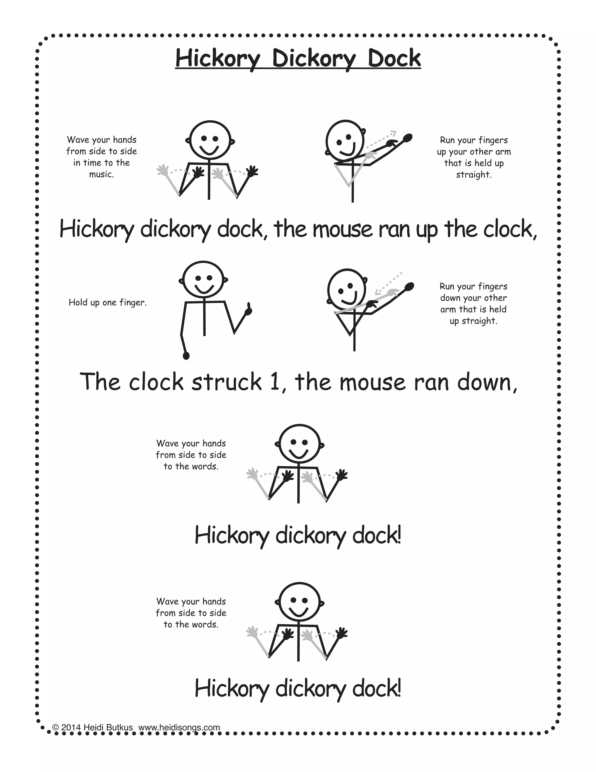 28 Nursery Rhymes with Words and Movements for Active Learning | PDF