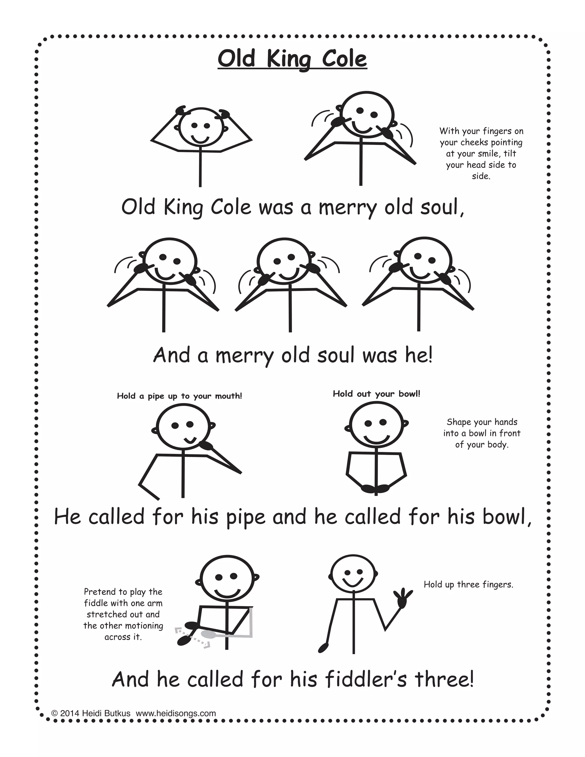 28 Nursery Rhymes with Words and Movements for Active Learning | PDF