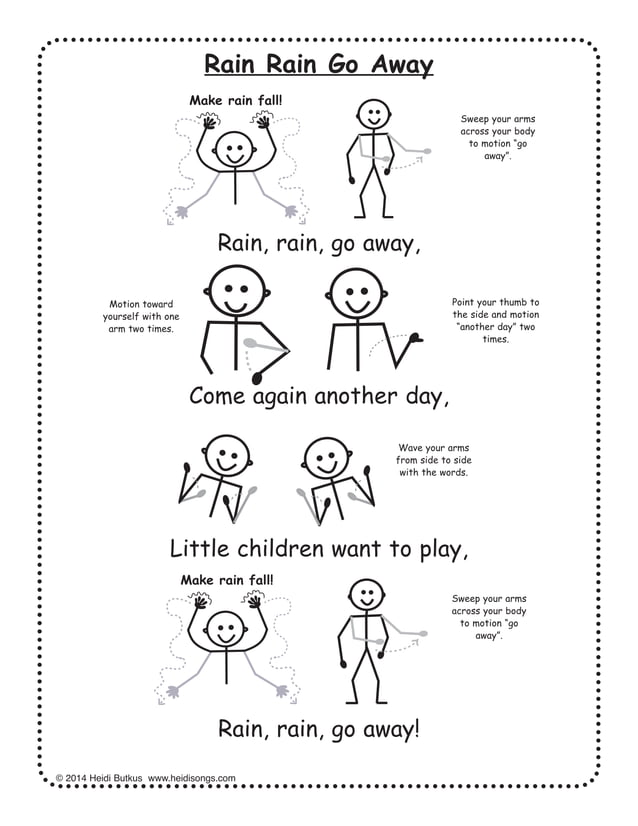 28 Nursery Rhymes with Words and Movements for Active Learning | PDF