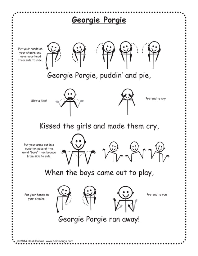 28 Nursery Rhymes with Words and Movements for Active Learning | PDF