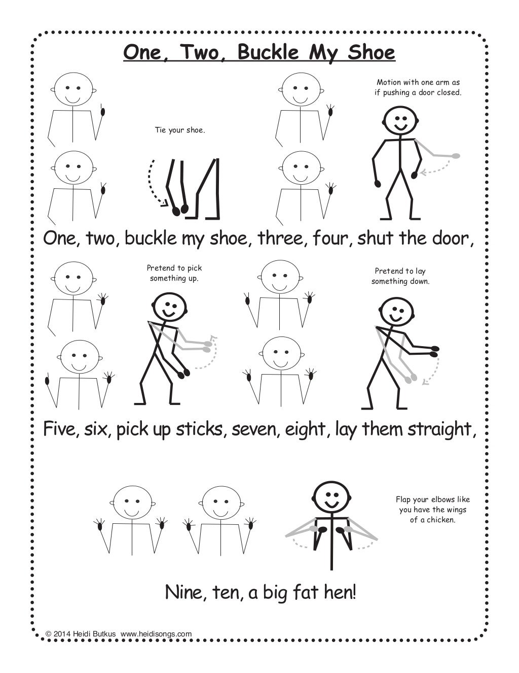 28 Nursery Rhymes with Words and Movements for Active Learning