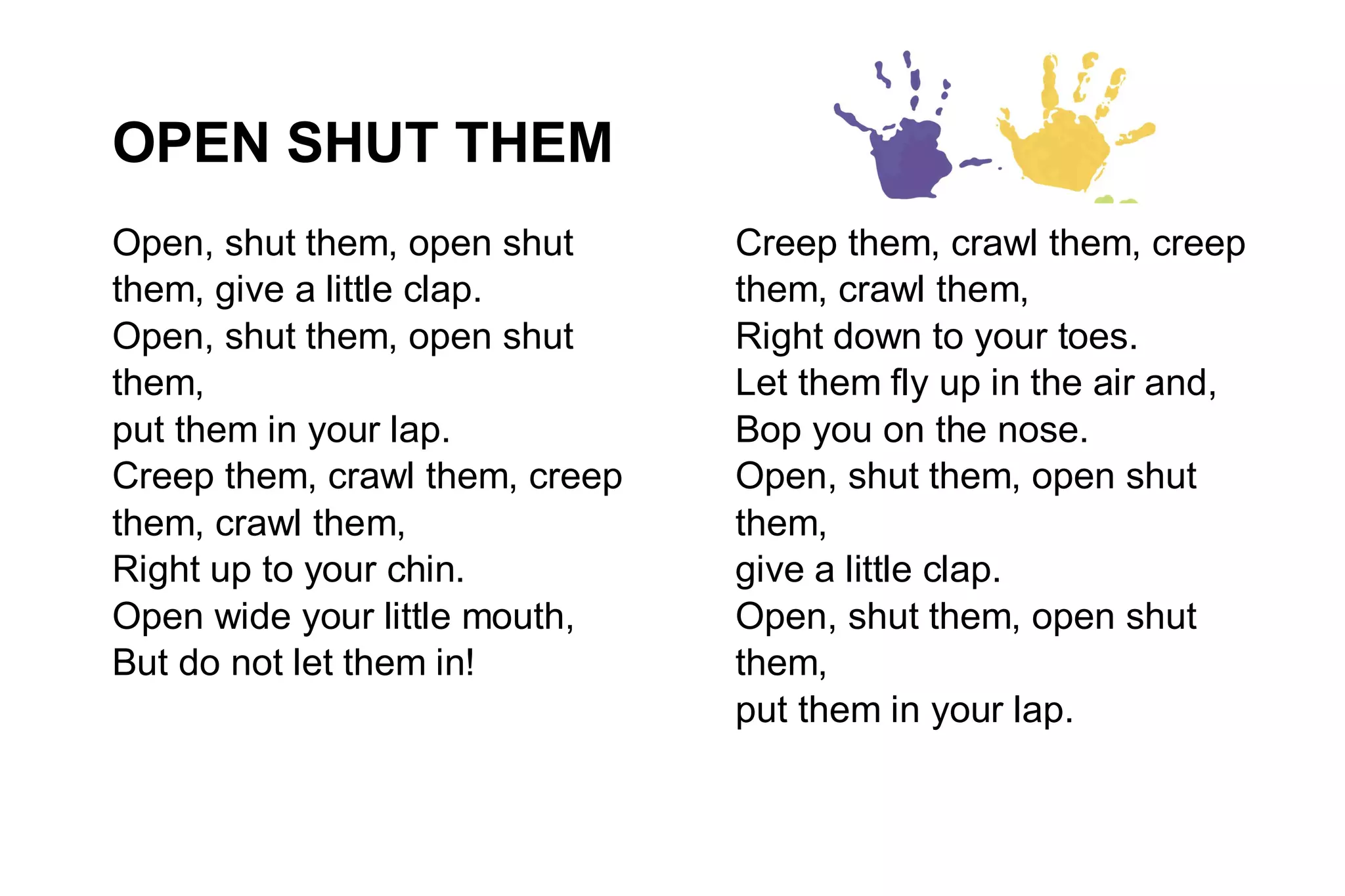 Nursery_Rhymes_Songs_Fingerplays_Printable_Cards.pdf | Children\'s ...