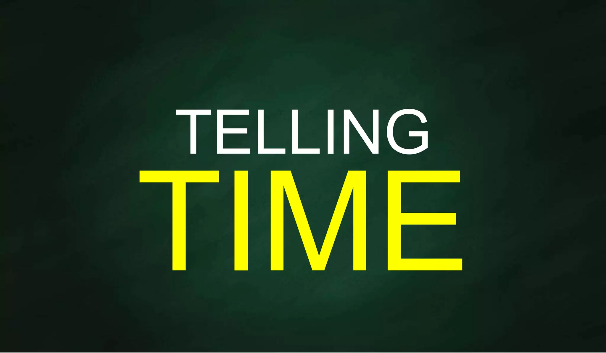 Telling Time - Hour and Half Hour | PPTX
