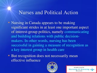 Nurses and political action | PPT