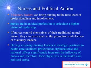 Nurses and political action | PPT
