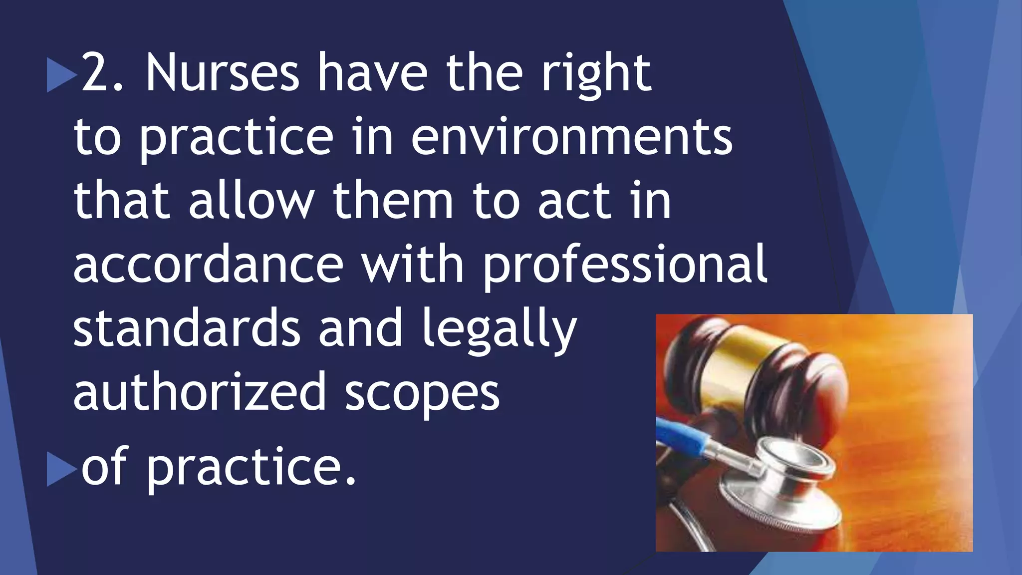 Nurse’s Bill of Rights | PPTX