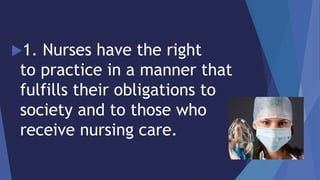 Nurse’s Bill of Rights | PPTX