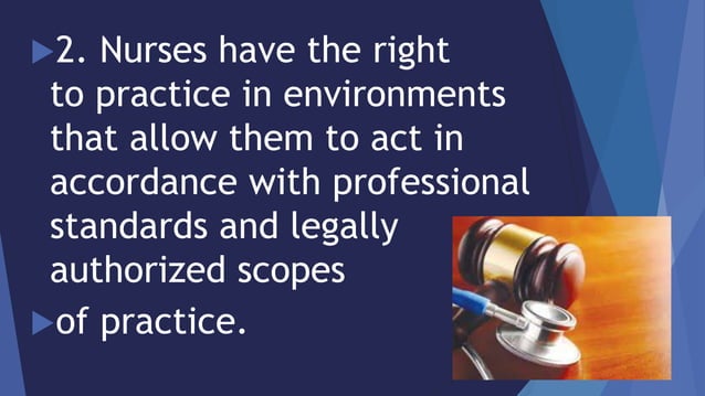 Nurse’s Bill of Rights | PPTX | Healthcare Industry | Industries