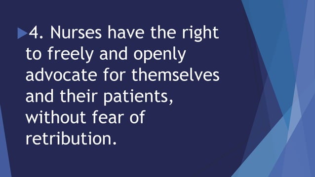Nurse’s Bill of Rights | PPTX | Healthcare Industry | Industries