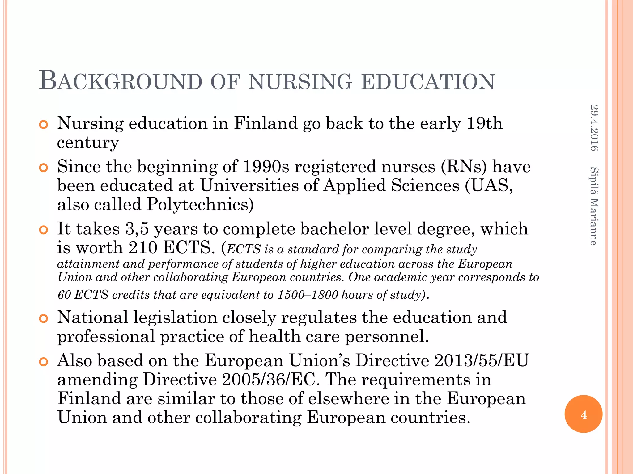 Nurses in Finnish health care system | PDF
