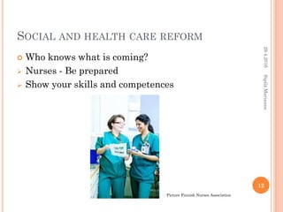 Nurses in Finnish health care system | PDF