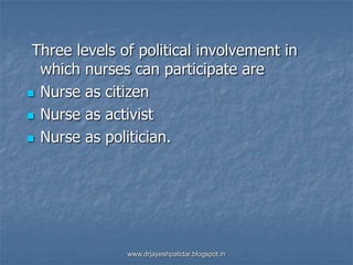 Nurses in politics | PPSX