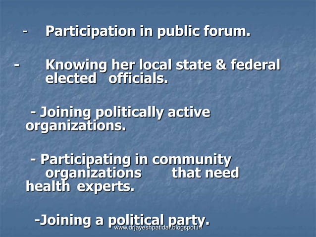 Nurses in politics | PPSX