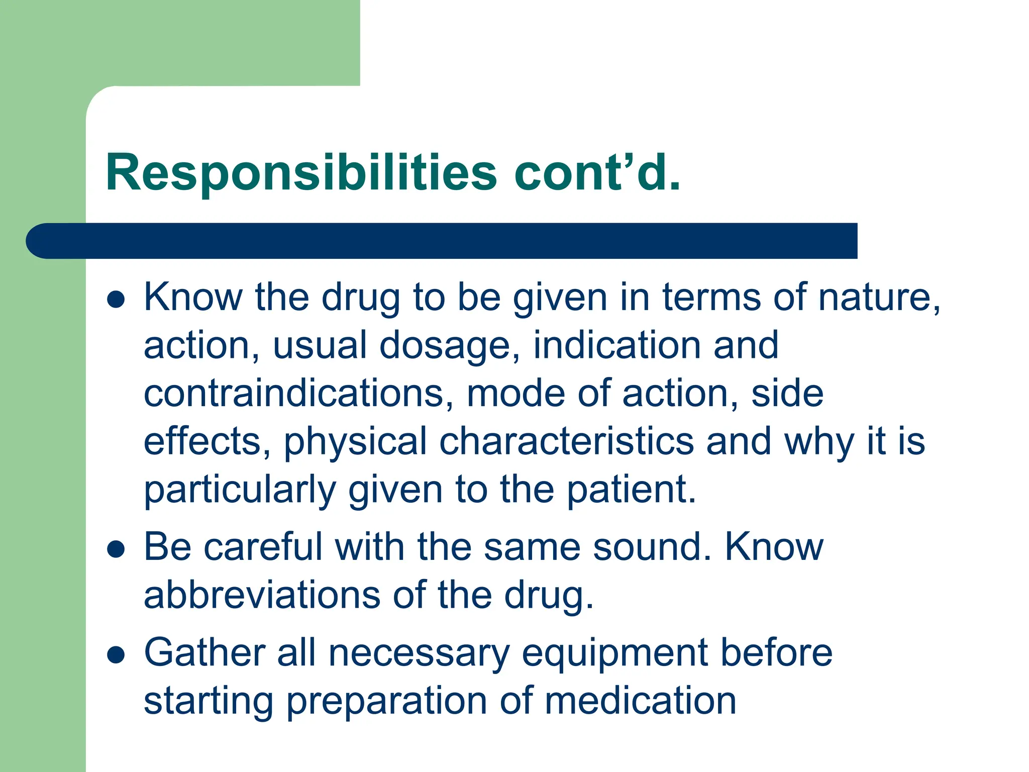 nurses responsibilities in drug admin.ppt