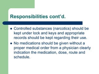 nurses responsibilities in drug admin.ppt