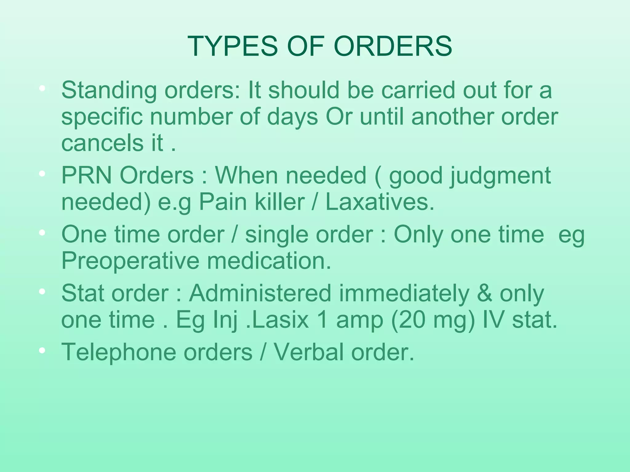 Nurses responsibility administering medicine | PPT