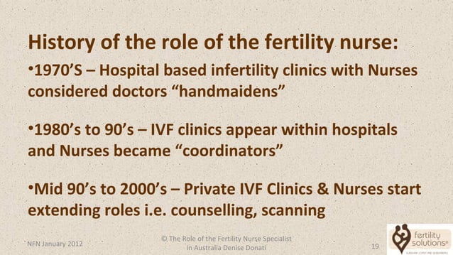 Nurses Webinar - Role of Fertility Nurse | PPT