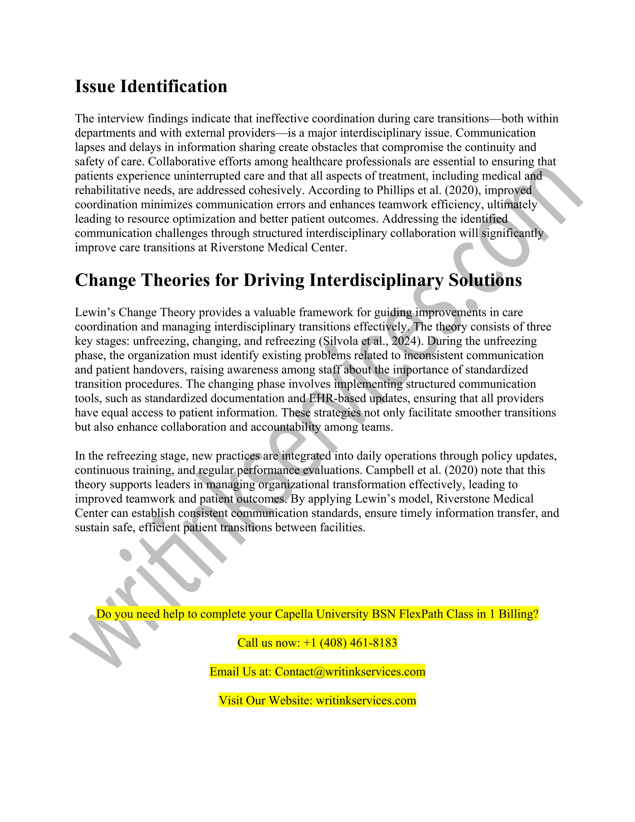 NURS FPX 4005 Assessment 2_writinkservices | DOCX