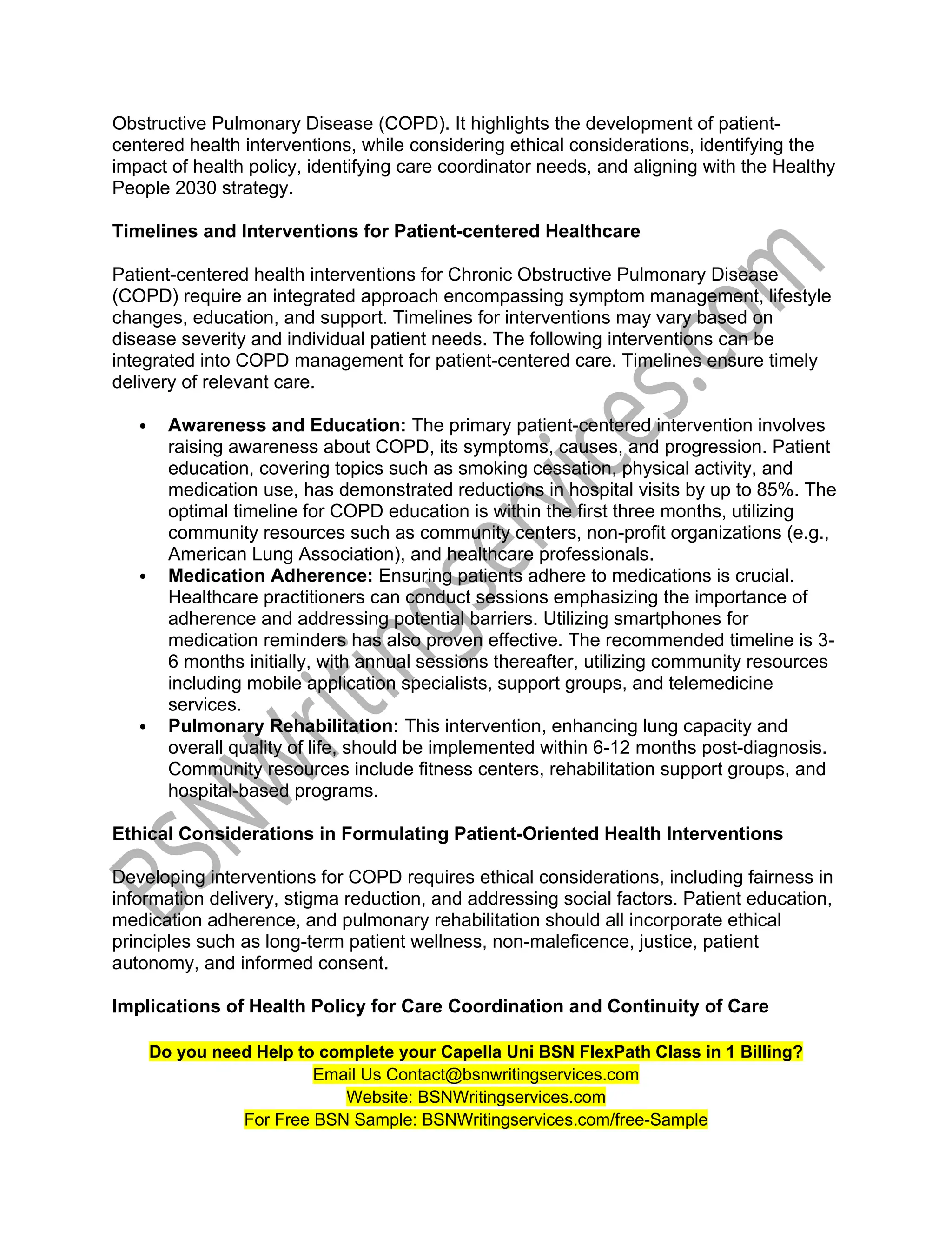 NURS FPX 4050 assessment 4 final care coordination plan.docx | Free ...