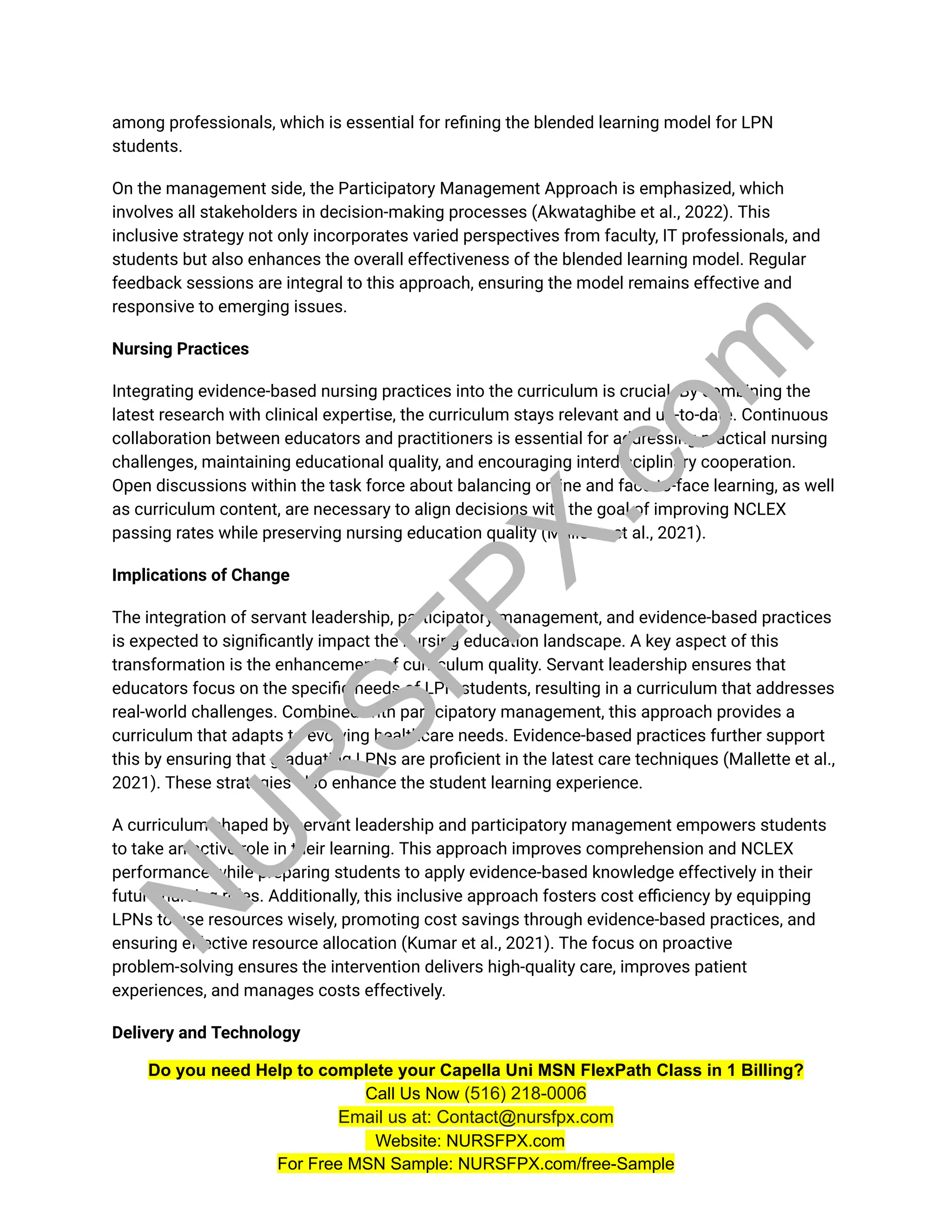 NURS FPX 6030 Assessment 3 Intervention Plan Design.pdf