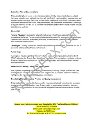 NURS FPX 6030 Assessment 5 Evaluation Plan Design.pdf