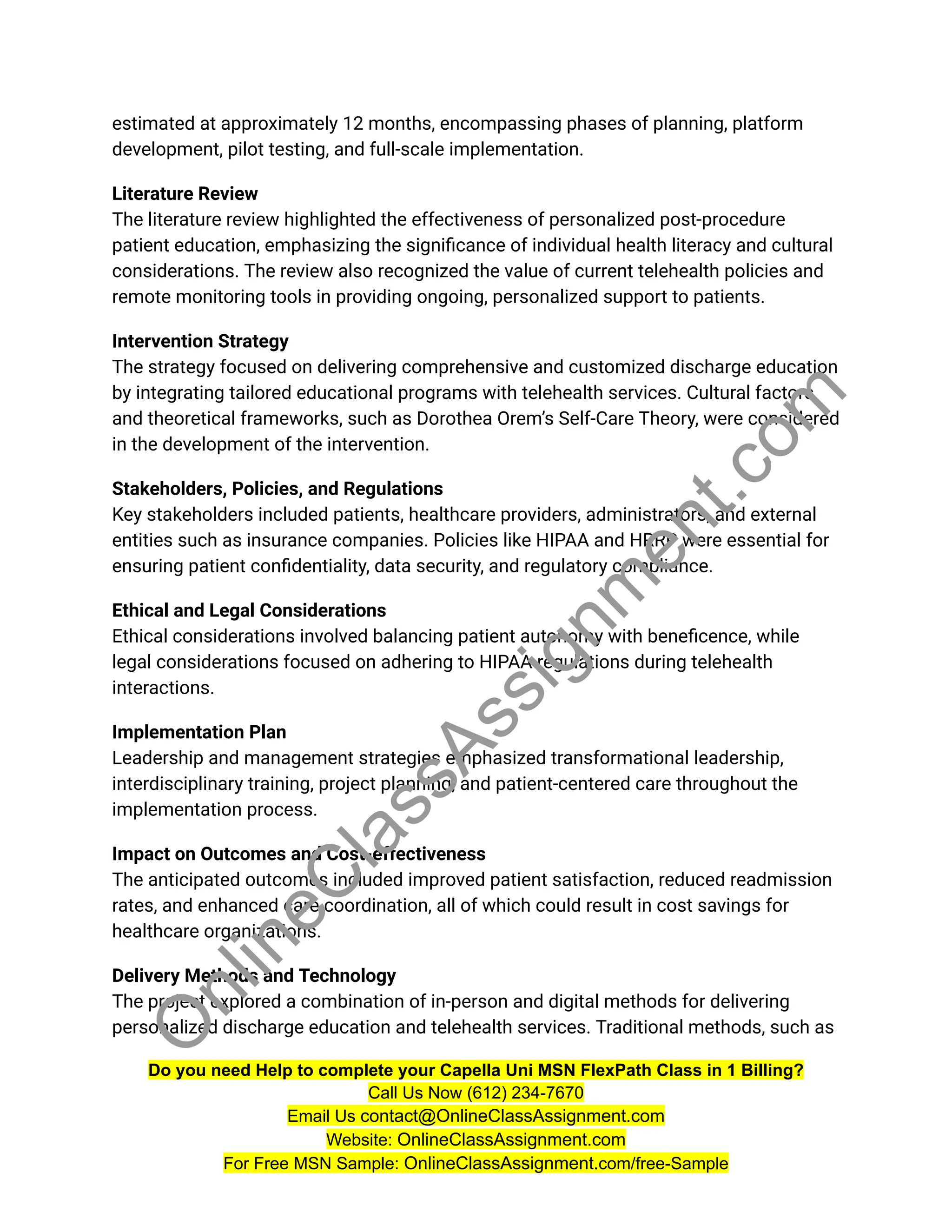 NURS FPX 6030 Assessment 6 Final Project Submission.pdf