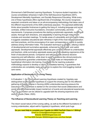 NURS FPX 6105 Assessment 4 Assessment Strategies and Complete Course ...