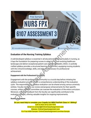 NURS FPX 6107 Assessment 3 Curriculum Evaluation.pdf