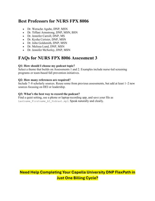 NURS FPX 8006 Assessment 3 - Capella DNP.pdf