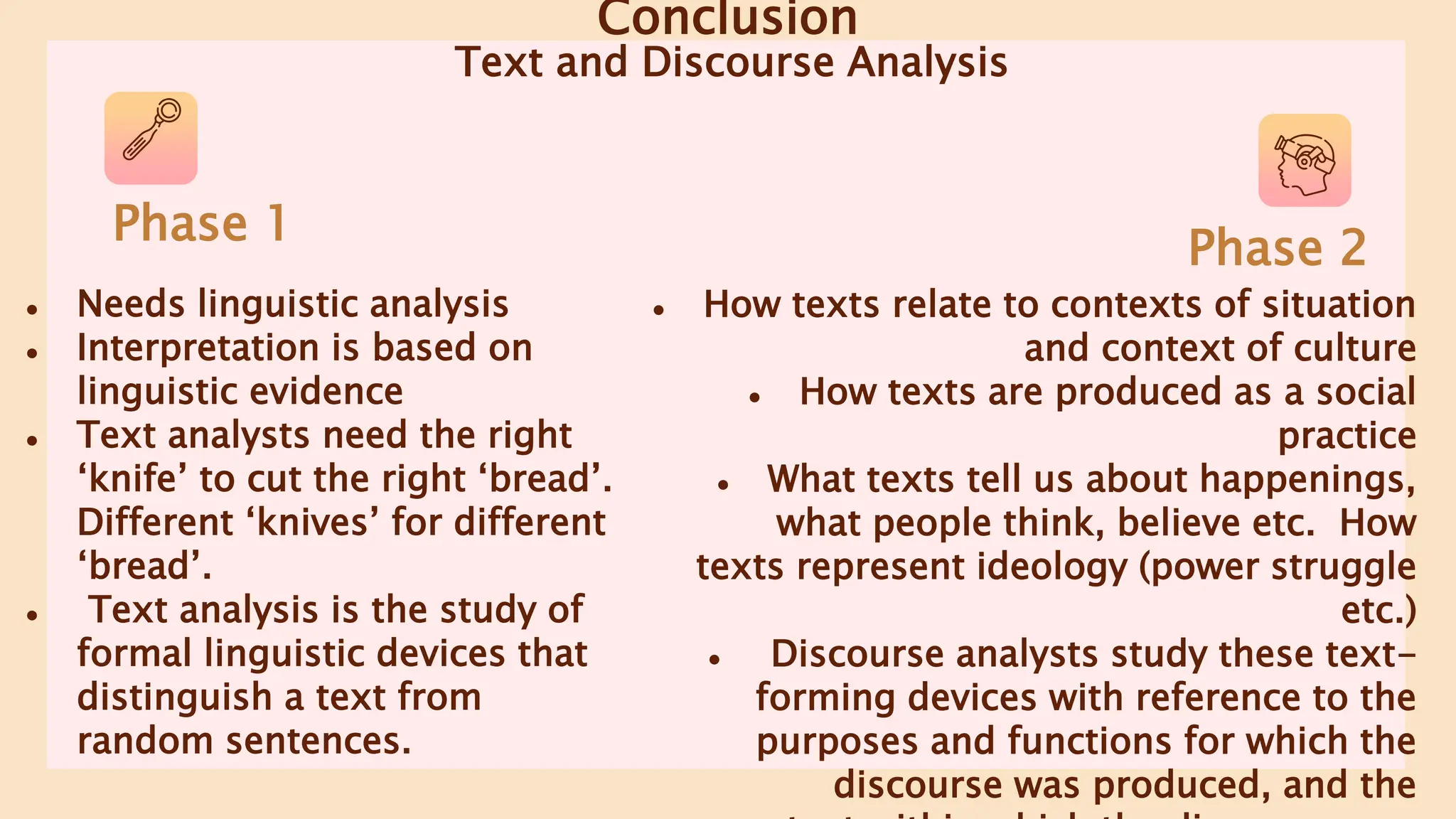 the emergency of the notion discourse and text | PPT