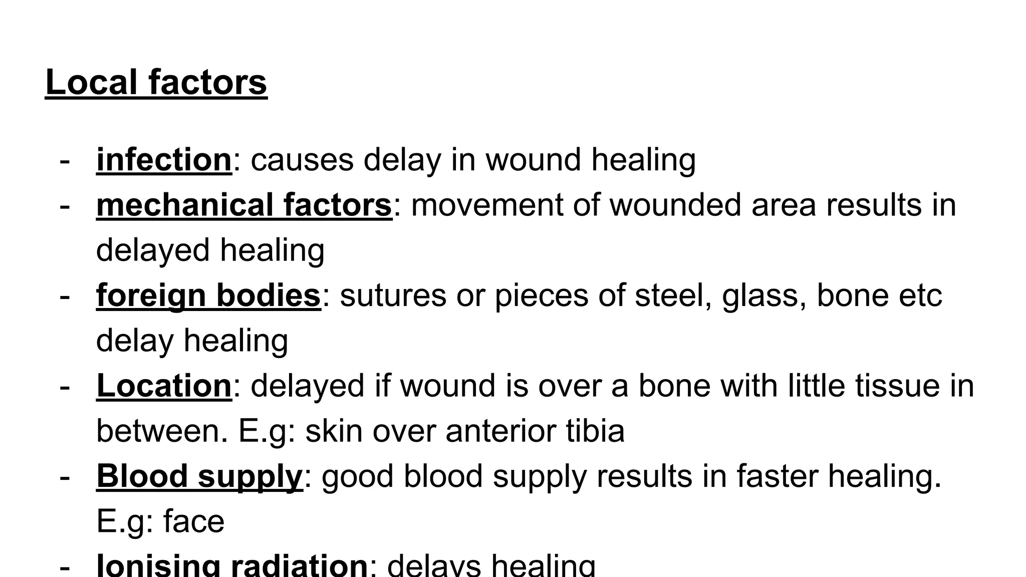 Chronic inflammation, Wound healing - Pathology - Nursing | PDF